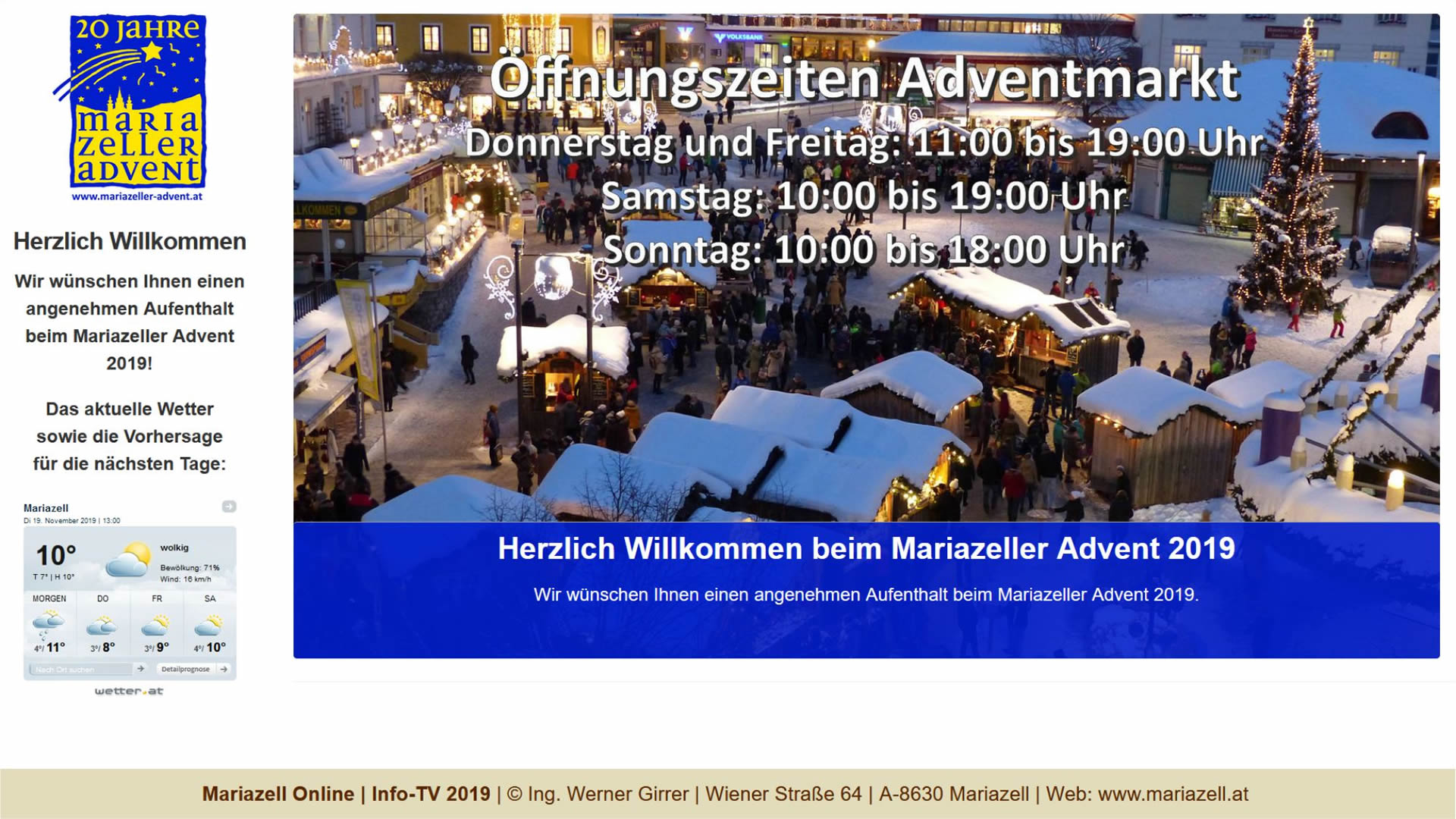 Mariazeller Advent-TV - Mariazell Online