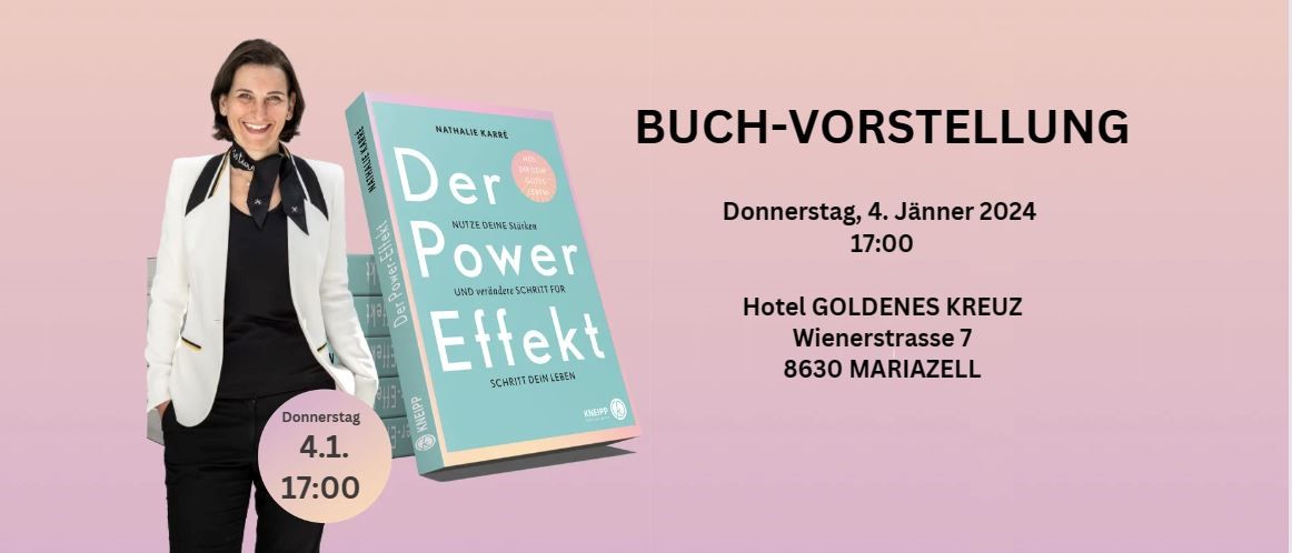 Buch-Vorstellung „Der Power-Effekt“ - Mariazell Online