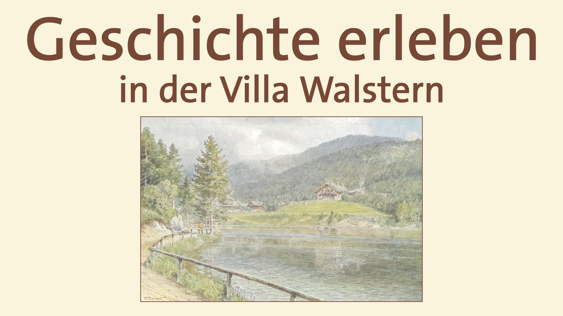 Geschichte erleben in der Villa Walstern - Mariazell Online