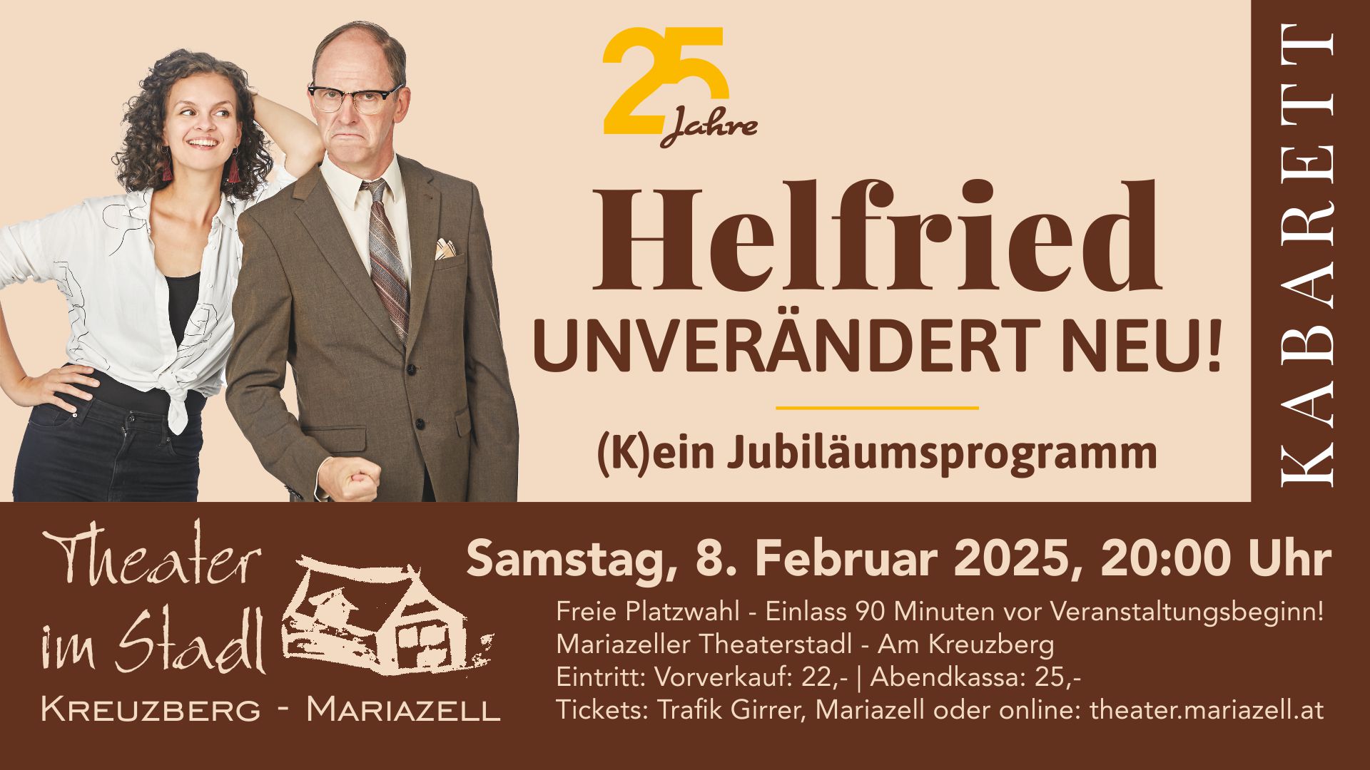 HELFRIED – Unverändert NEU! (K)ein Jubiläumsprogramm - Mariazell Online